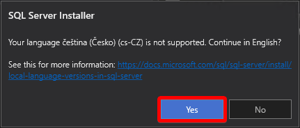 Inštalácia MS SQL Express - Centrum informácií ENVITA - Centrum informací